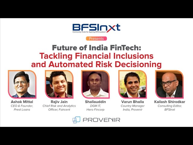 Understanding Credit Risk Decisioning by leveraging Emerging Tech - BFSINXT